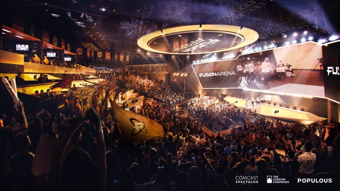 Arena de 50 milhões de dólares será a casa do Philadelphia Fusion, time ...