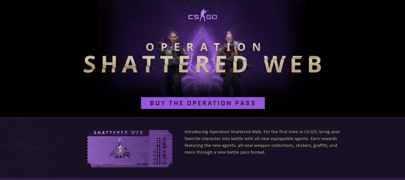 Valve lança Operação Shattered Web no CS:GO