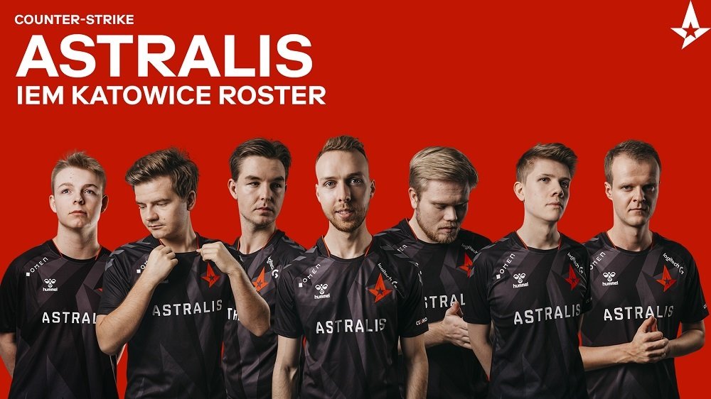 CS:GO: Astralis inscreve sete jogadores e promessa da base na IEM Katowice