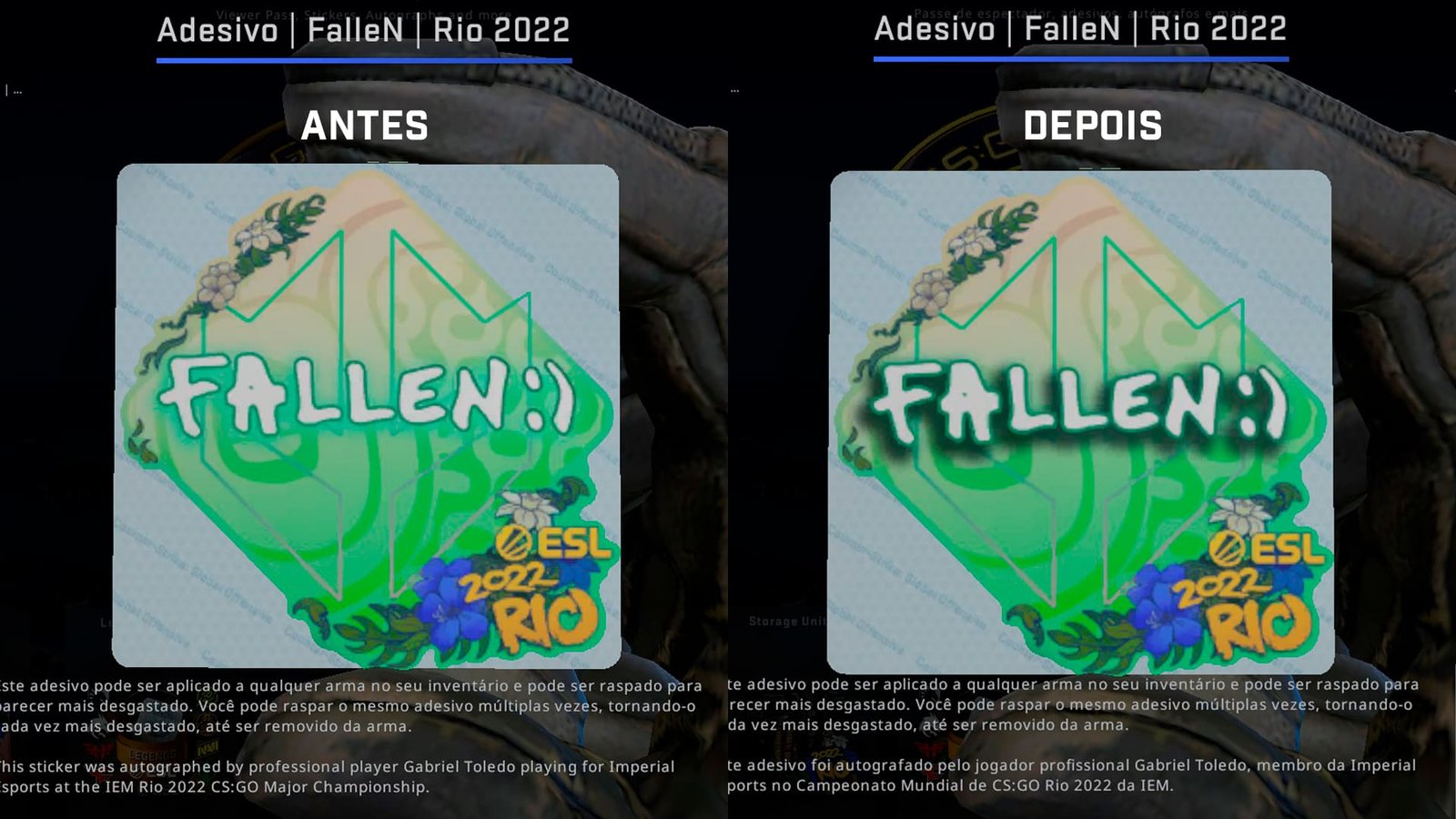 IEM Rio Major: Valve atualiza stickers; confira antes e depois