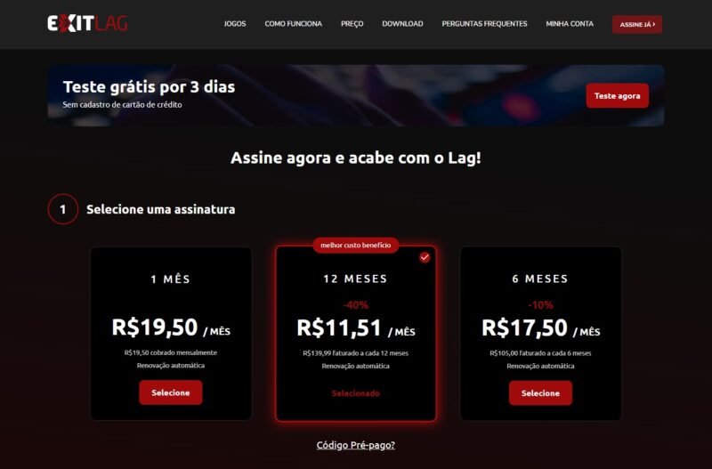 Como resolver problemas de lag e ping com o ExitLag