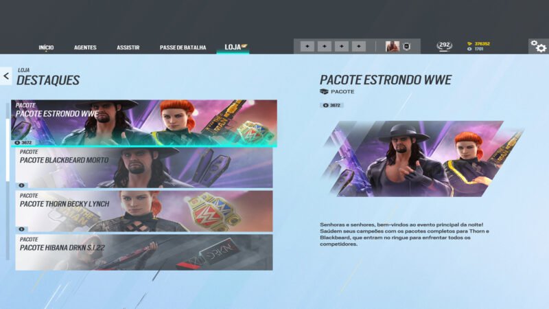 R6: skins de crossover com WWE são anunciadas