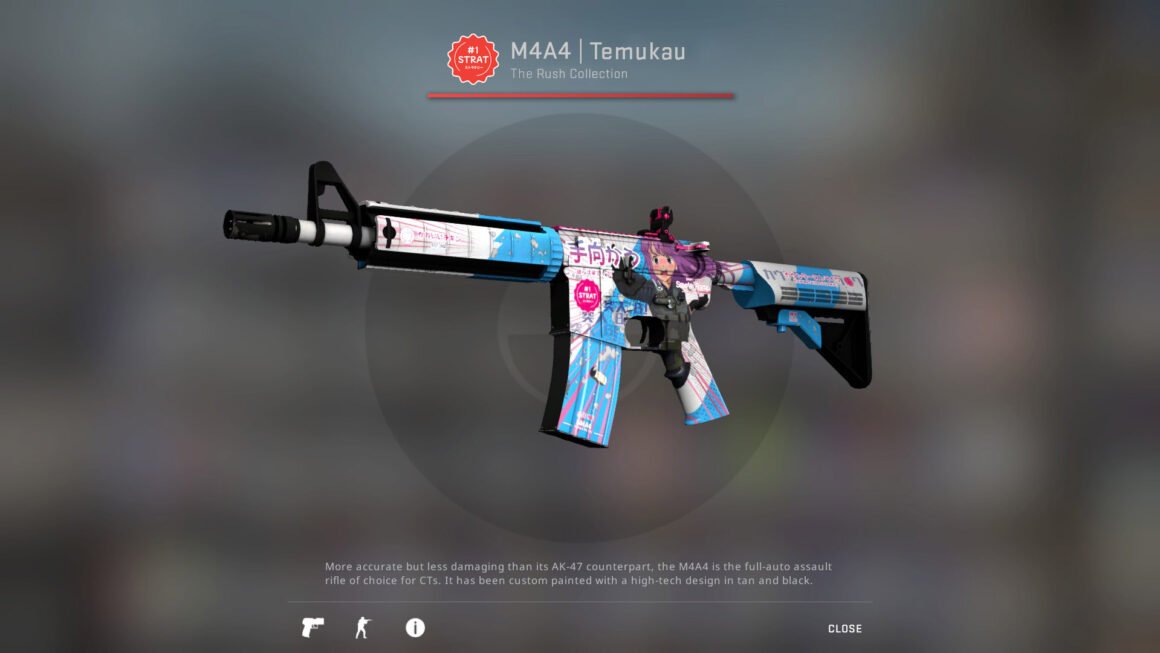 CS:GO: criador da M4A4 Temukau é acusado de roubar artes