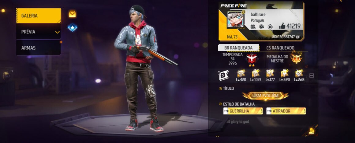 Bak: ID e sensibilidade no Free Fire, títulos e outras curiosidades