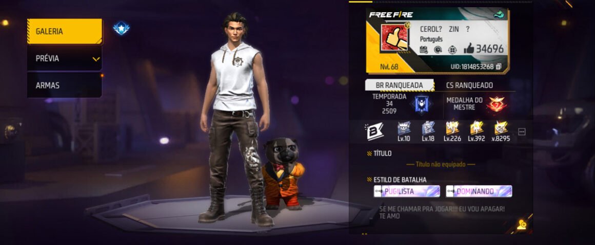 Cerol: ID e sensibilidade e no Free Fire, altura e mais curiosidades