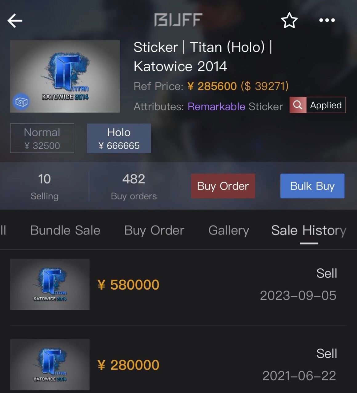 CS:GO: adesivo Titan Holo é vendido por quase R$ 400 mil
