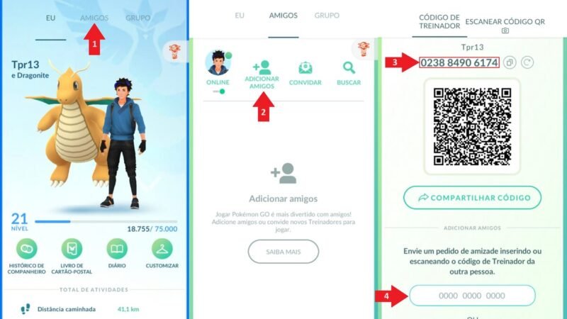 Códigos de amigos Pokémon GO: encontre e compartilhe o seu