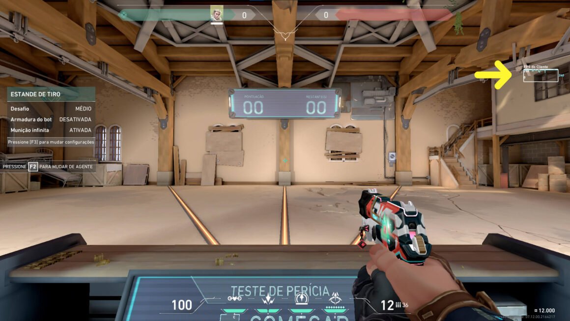 Como ver FPS no VALORANT