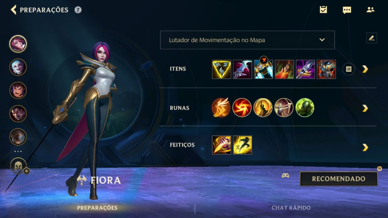 Wild Rift: melhores builds e runas para Fiora