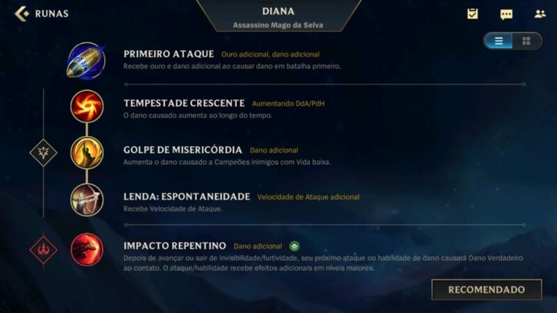 Wild Rift: melhores builds e runas para Diana