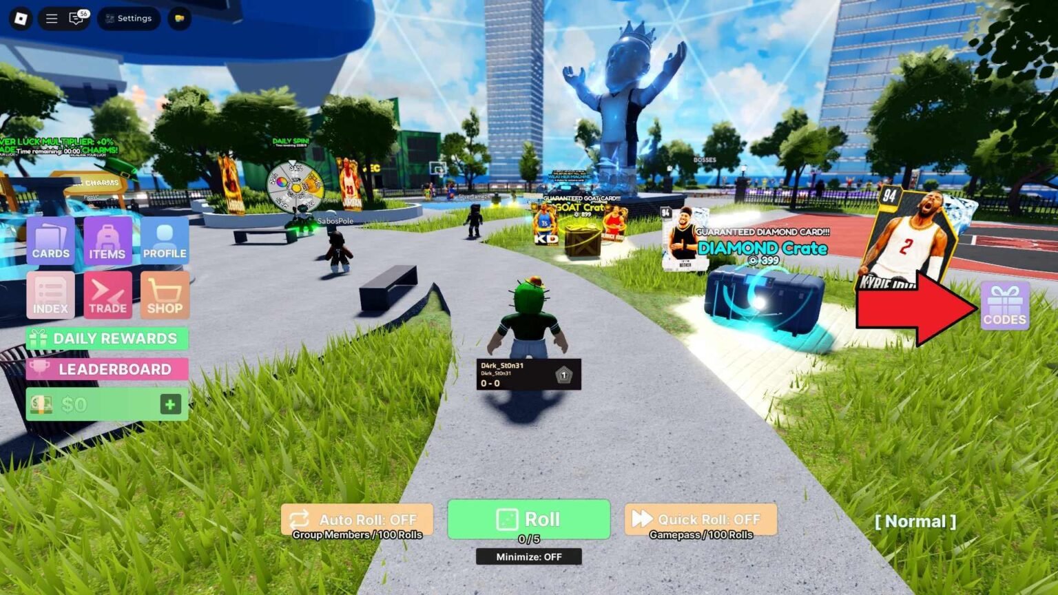 Códigos Basketball Dynasty RNG (Dezembro 2025)