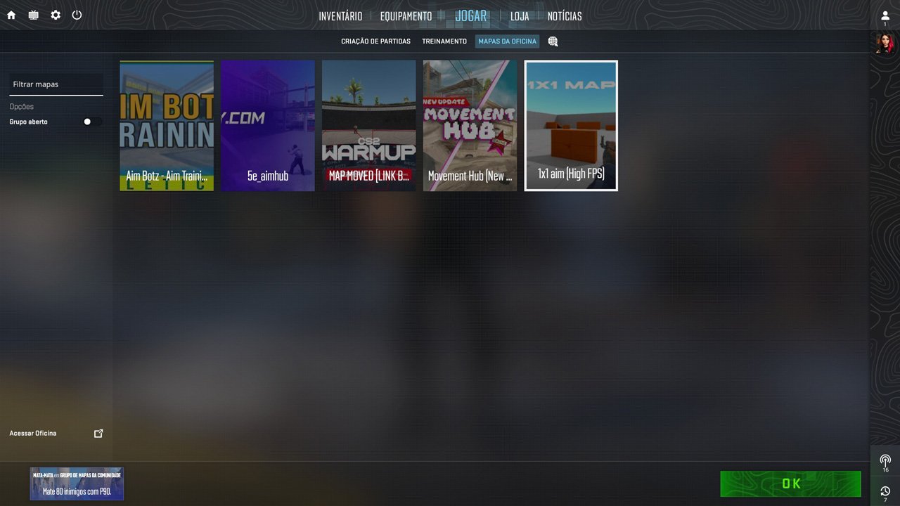 Tutorial: como jogar x1 no CS2
