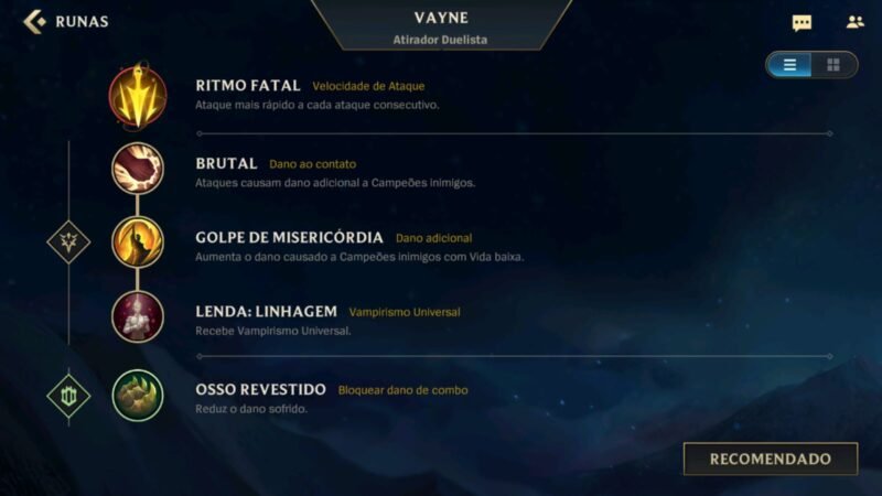 Wild Rift: melhores builds e runas para Vayne